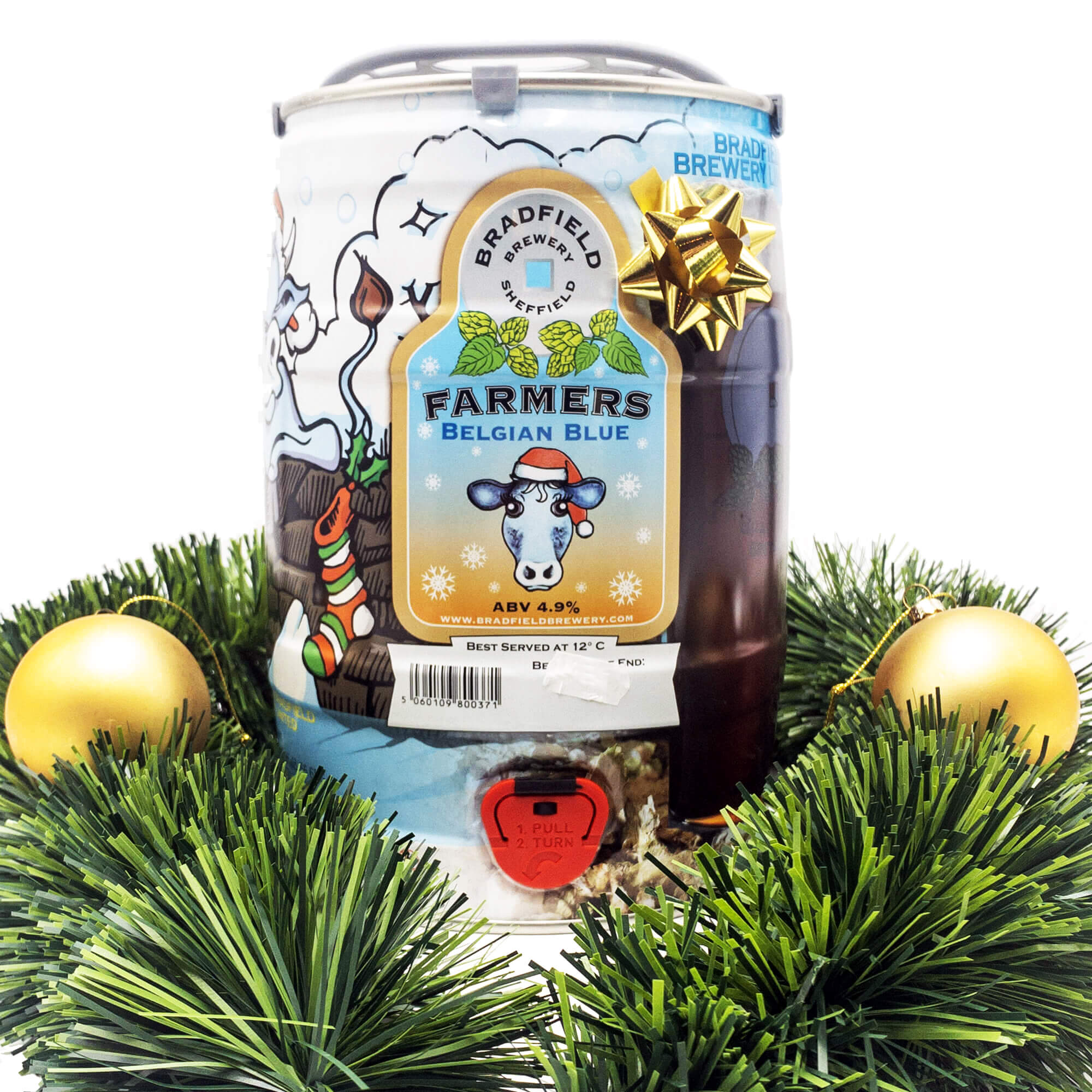 Bradfield Brewery – Belgian Blue Mini Keg (4.9%) - Two Thirds Beer Co.